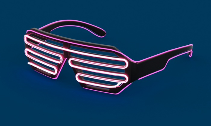 Second Life Marketplace Amagazing Neon Glasses For Men And Women Vividandruber Unrigged